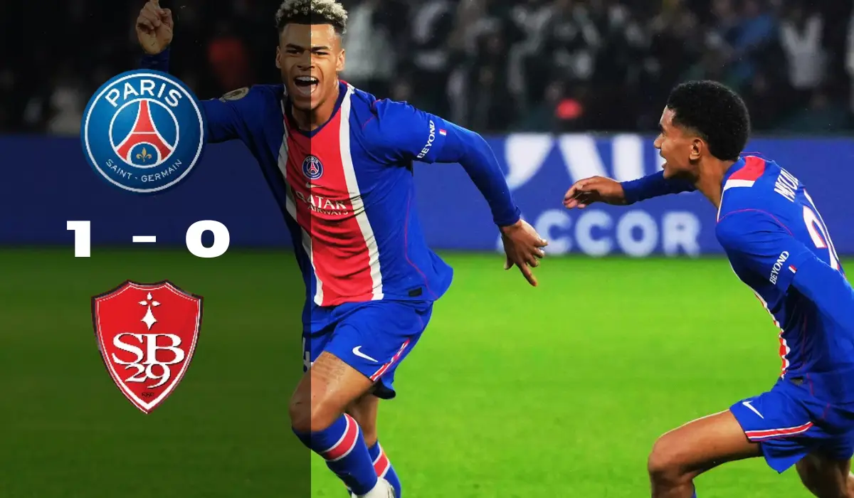 PSG vs Brest : Doué délivre Paris, Mayulu éclabousse la Ligue 1 de son ...